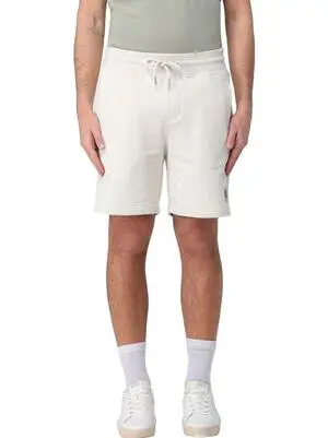 Belstaff Logo Patch Sweat Shorts - Silver