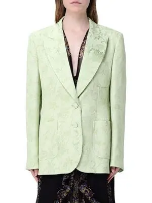 Etro Single Breasted Jacket - Mint