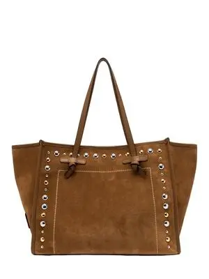 GIANNI CHIARINI Gianni Chiarini Studded Leather Shoulder Bag