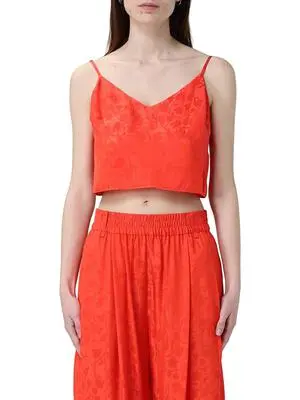 Pinko Jacquard Print Cami Top - Coral