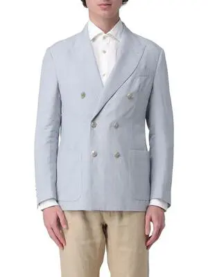 Eleventy Eleventy Double Breasted Blazer Gnawed Blue