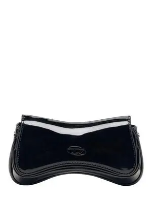 DIESEL® Play Mini Bag Patent Finish - Black