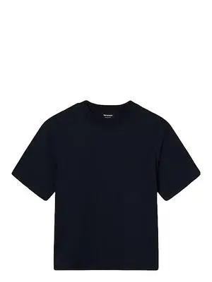 Whistles Short-sleeved Cotton-jersey T-shirt - Navy
