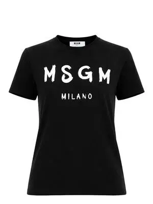 MSGM Logo T-shirt - Black