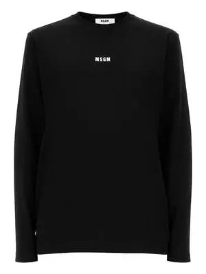 MSGM Logo T-shirt - Black