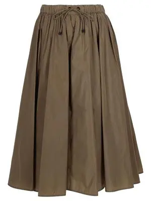 Max Mara Lonza Midi Skirt Brown