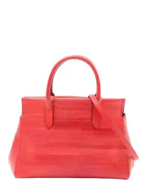 LOUIS VUITTON 2014 Bb Marly Leather Tote Bag - Red