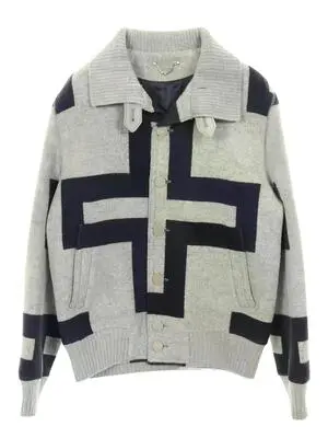 LOUIS VUITTON 2010s Anaplana Geometric Jacket - Grey