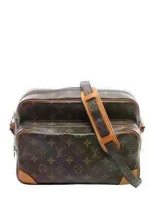 LOUIS VUITTON 2005 Nile Monogram Shoulder Bag Brown