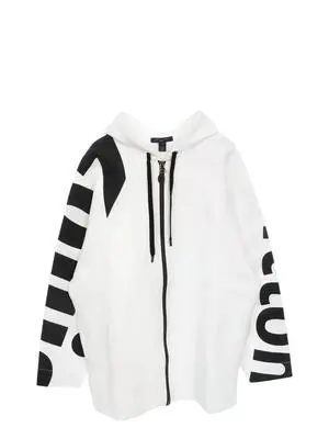 LOUIS VUITTON 2010s Zip-up Hoodie - White