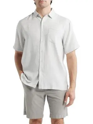 KAHALA Ho'l Nalo Jacquard Short Sleeve Button-up Shirt - Shell