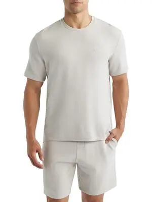 BOSS Rib Lounge T-shirt - Open Grey