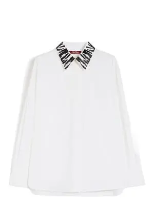 Max Mara Oversized Poplin Shirt - White