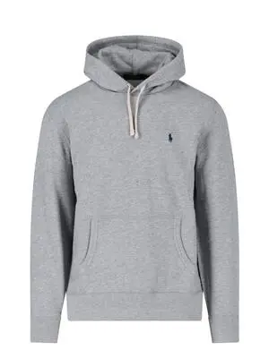 C.P. COMPANY Hooded Sweatshirt With Logo Detail - Gray
