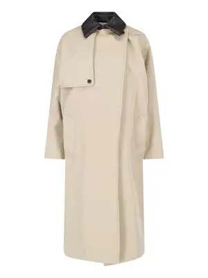 MAISON MARGIELA Maison Margiela Cotton Trench Coat Beige