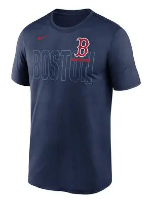 Nike Boston Red Sox Knockout Team Legend Dri-fit Mlb T-shirt - Blue