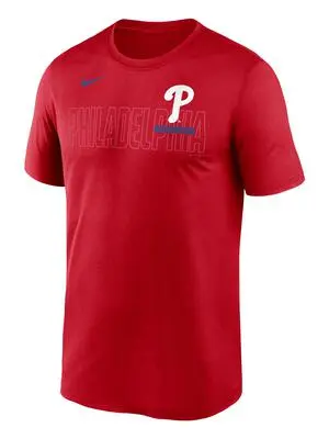 Nike Philadelphia Phillies Knockout Team Legend Dri-fit Mlb T-shirt - Red