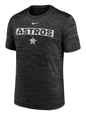 Nike Houston Astros Velocity Dri-fit Mlb T-shirt - Black