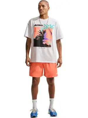 Nike Club Woven Flow Shorts Orange