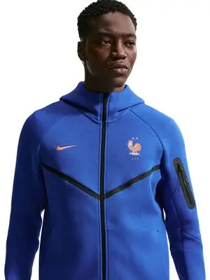 Nike Fff Tech Fleece Windrunner Full-zip Hoodie - Blue
