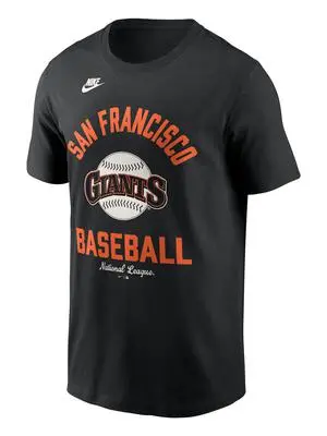 Nike San Francisco Giants Cooperstown Mlb T-shirt - Black