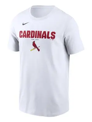 Nike St. Louis Cardinals Bold Team Name Mlb T-shirt - White