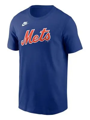 Nike Darryl Strawberry New York Mets Cooperstown 40th Anniversary Mlb T-shirt - Blue