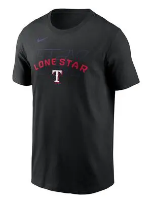 Nike Texas Rangers Fashion Mlb T-shirt - Black