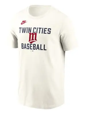 Nike Minnesota Twins Cooperstown '70s Inspired Mlb T-shirt - Brown