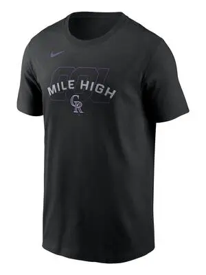 Nike Colorado Rockies Fashion Mlb T-shirt - Black