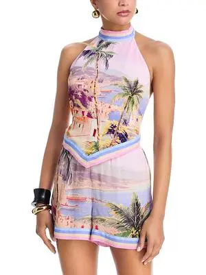 L'Agence Kochi High Neck Top - Multi