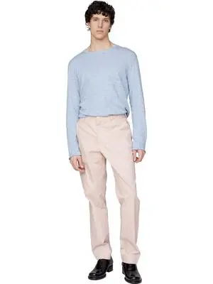 ATM Anthony Thomas Melillo Cotton Twill Chino Pant - Faded Rose