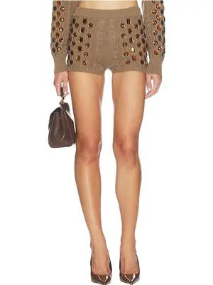 Giuseppe Di Morabito Knitted Short - Brown