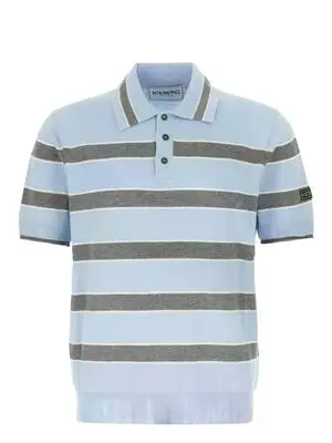 Iceberg Regular-fit Striped Cotton Polo Shirt - Blue