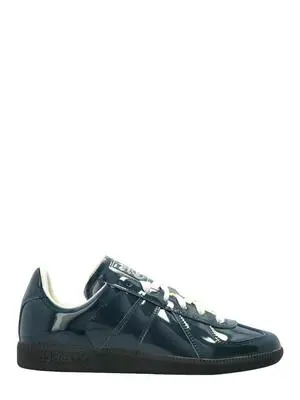 Adidas Lace-up Leather Sneakers - Blue