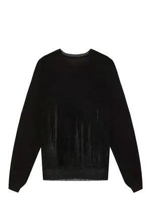 Issey Miyake Brush Close-up Crew-neck Sweater - Brown