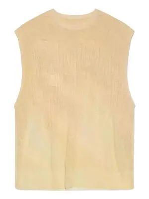 Issey Miyake Brush Close-up Round-neck Top - Neutrals