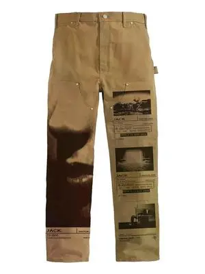 TRAVIS SCOTT Printed Trousers Neutrals