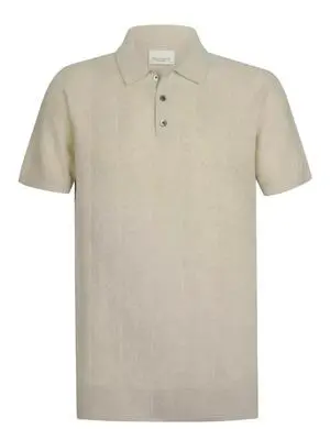 PROFUOMO Herringbone Polo Shirt