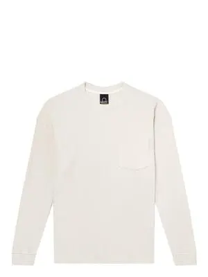 FRIZMWORKS FrizmWORKS - Oversized Waffle-Knit Cotton-Blend T-Shirt - Men - Neutrals - S Neutrals