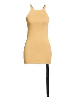 Rick Owens Cotton Tank Top - Yellow