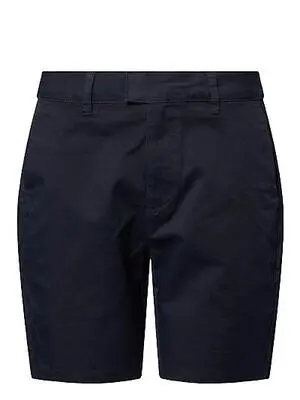 ARNE Tailored Chino Cotton-blend Shorts - Navy