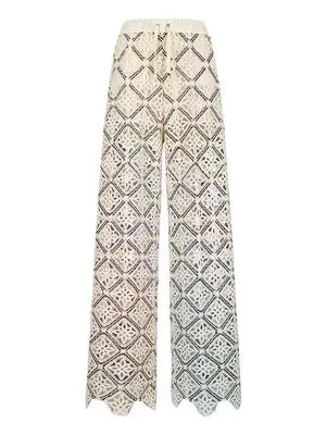Herno Crochet Trousers - Neutrals