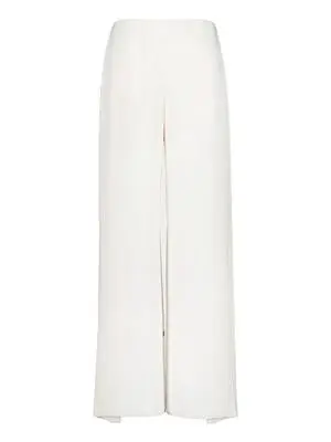 Zeus+dione High-rise Flared Trousers - White