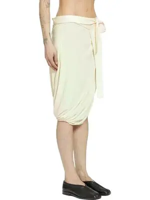 LEMAIRE Wrap Asymmetric Skirt - Neutrals