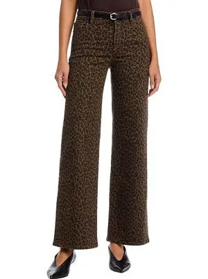 FRAME Le Slim Palazzo Jeans - Leopard