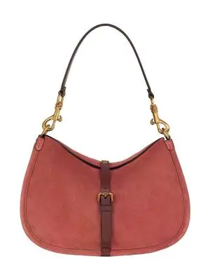 Etro Medium Suede Pony Bag - Red
