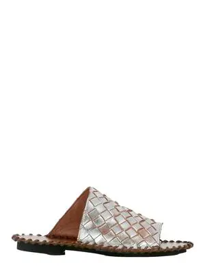 ALEXANDER HOTTO Open-Toe Sandals Silver