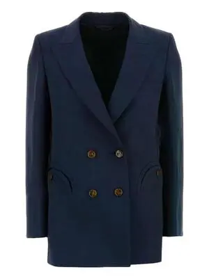 BLAZÉ MILANO Double-breasted Jacket - Blue
