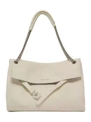 ORTIGNI Medium Venus Soft Shoulder Bag - Neutrals